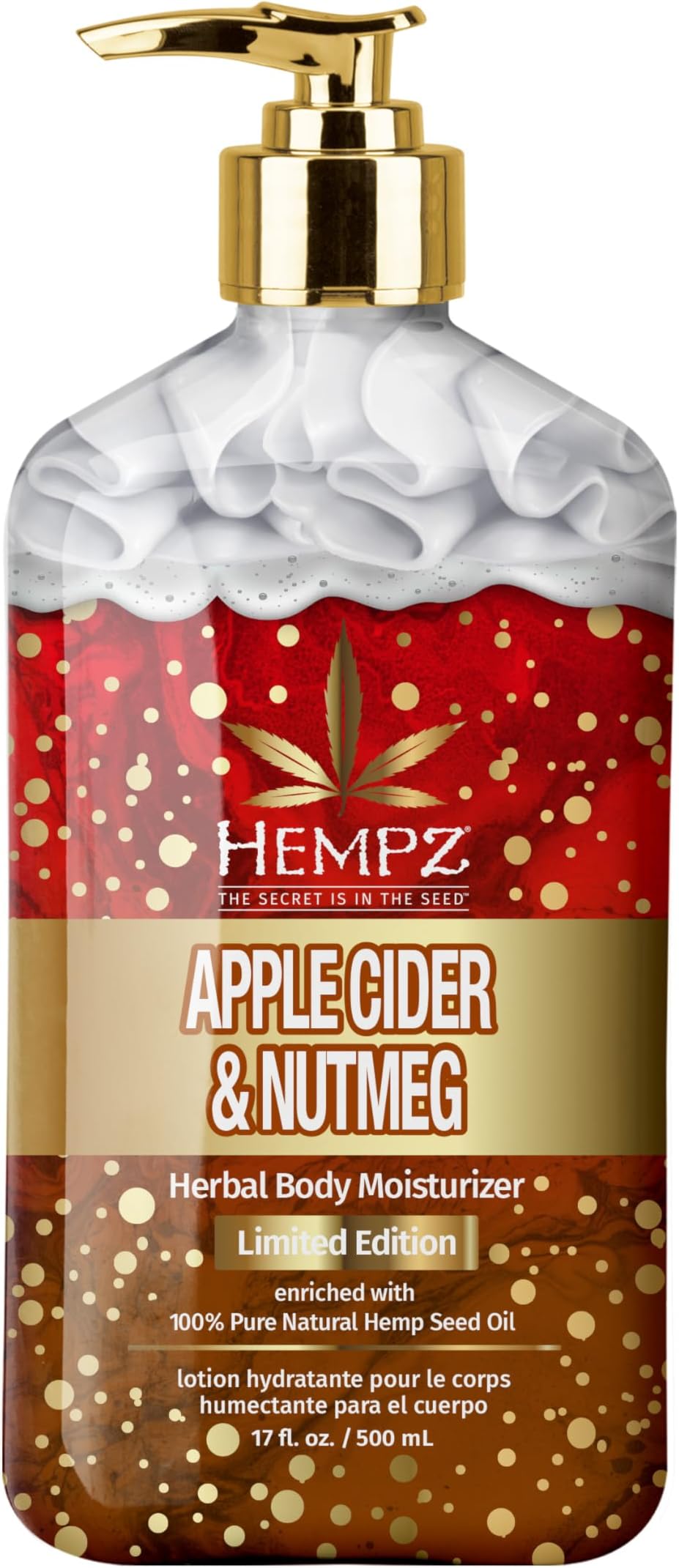 Amazon.com : Hempz Limited Edition Apple Cider & Nutmeg Herbal Body ...
