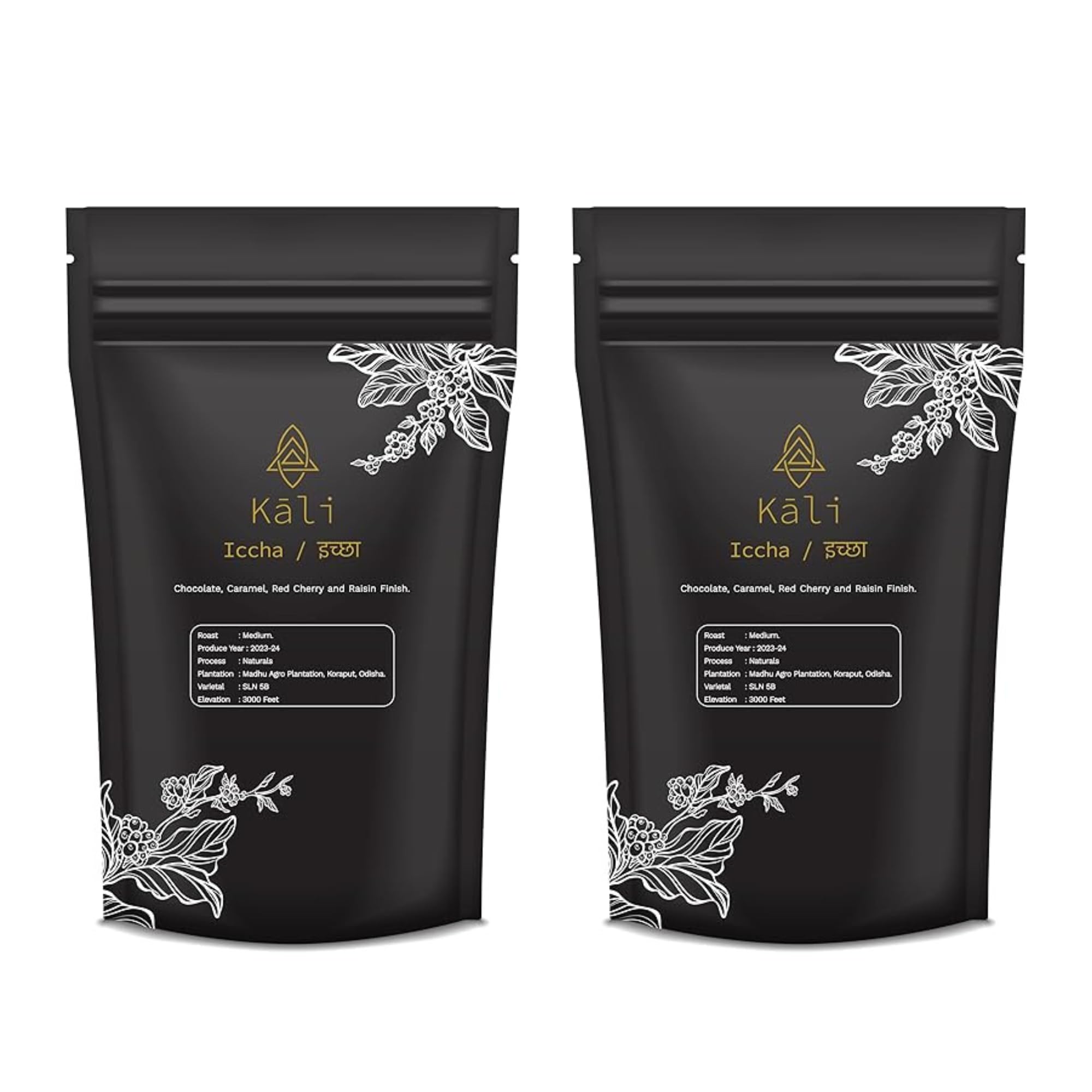 250g Kali Coffee Iccha Arabica Ground Coffee Powder - with Rich Notes ...