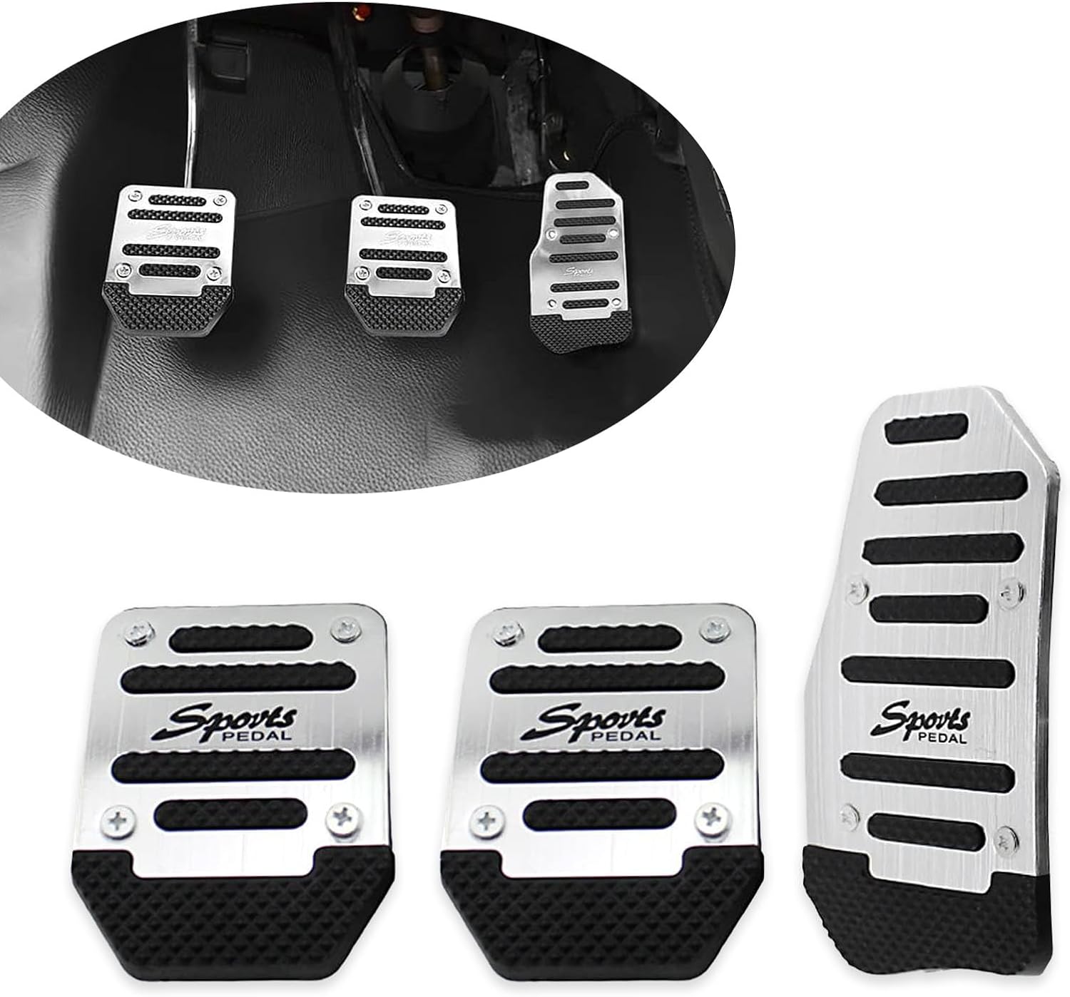 Amazon.com: jokormo 3 PCS Car Manual Transmission Brake Pad Cover ...