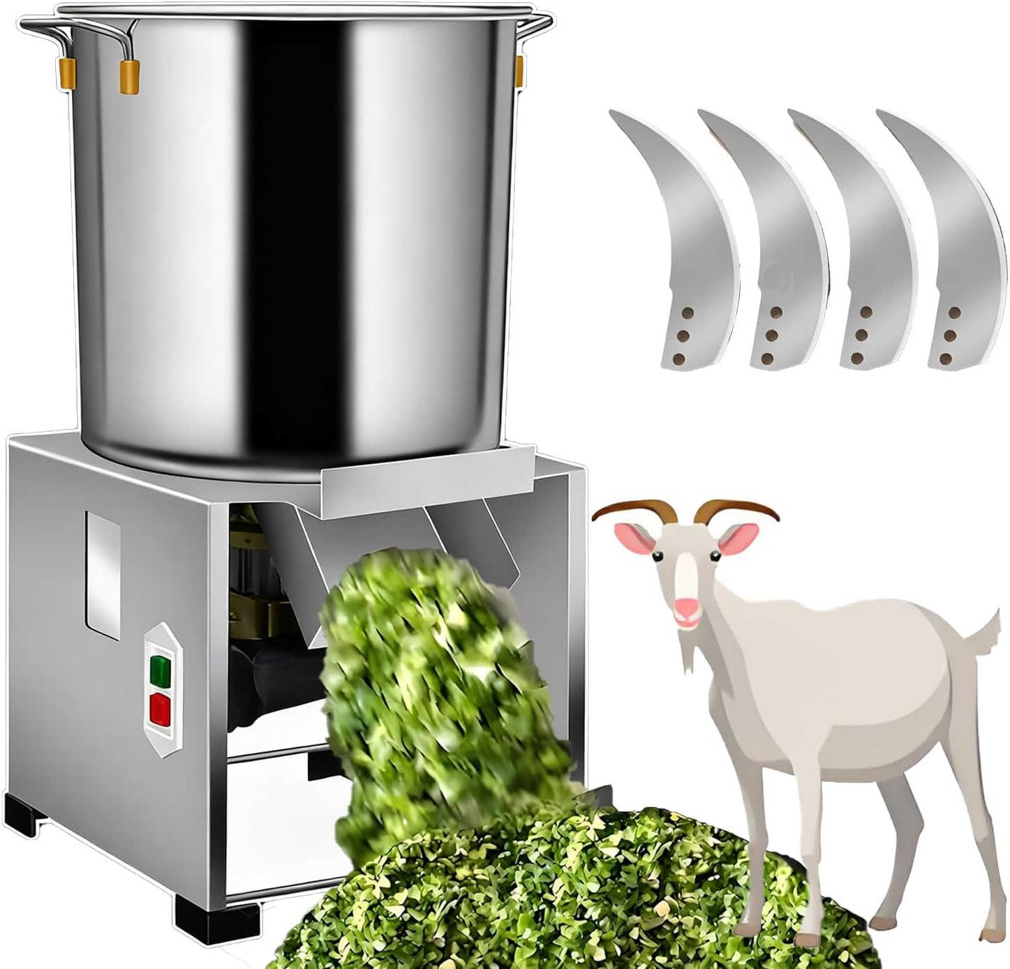 Amazon.com: DNEPEI 1800W Commercial Vegetable Processor Electric ...