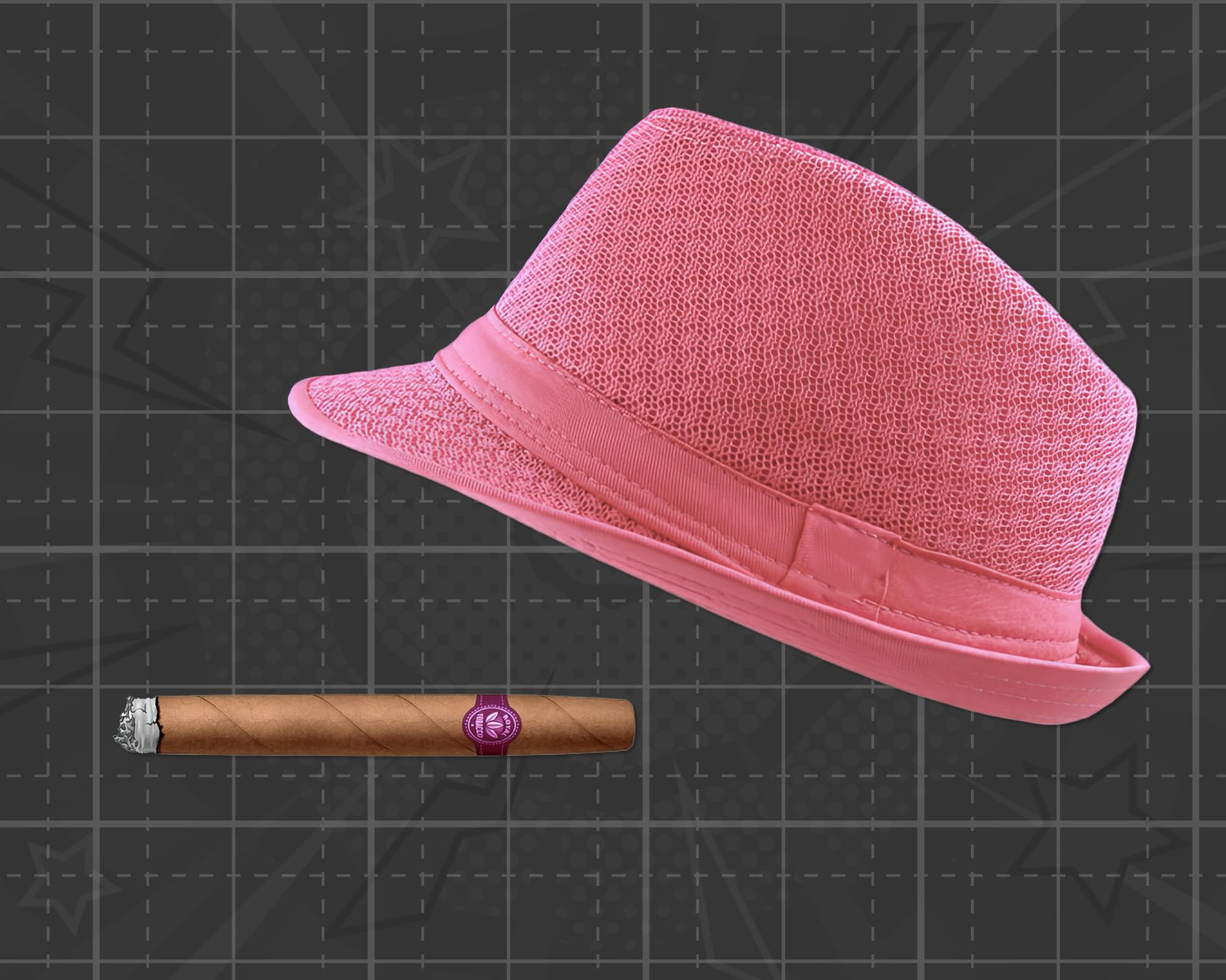 Amazon.com - Driving Crooner 'Lady Crooner' Fedora and Cigar Decals for ...