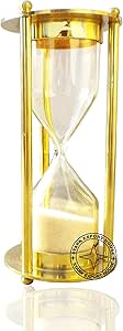 Amazon.com: Brass Vintage Nautical Hourglass Brass Sand Timer Hour ...