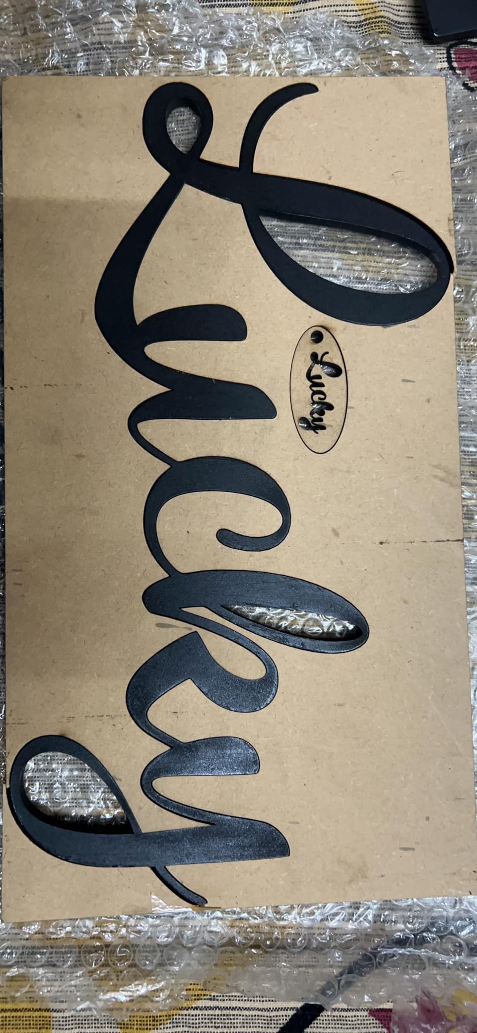 Custom Name Wall Art Hanging Personalized Decor Handcrafted Wooden Sign ...