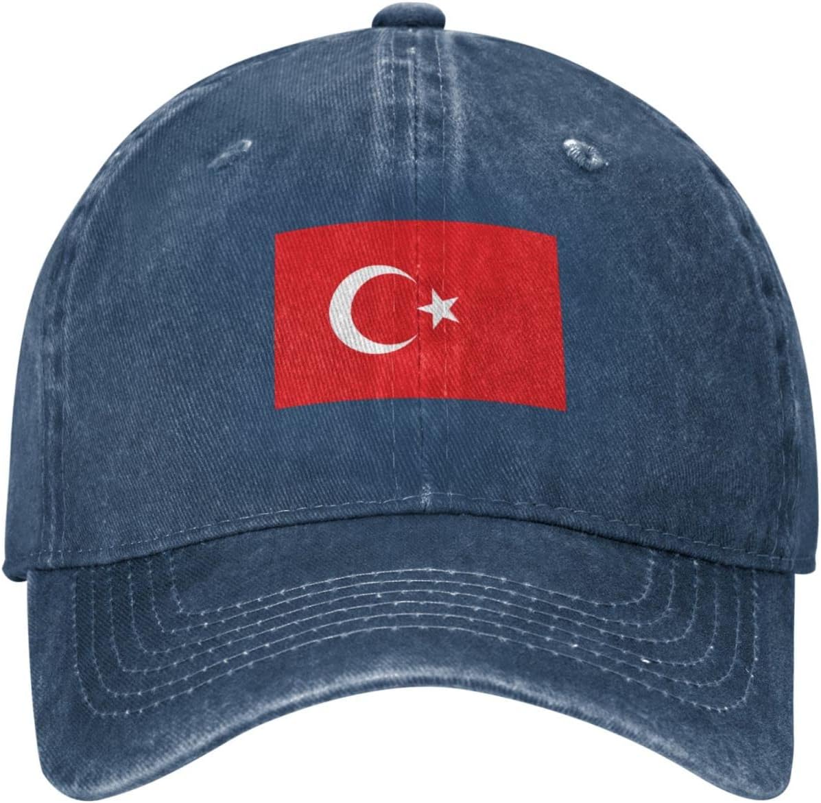 IMEEGIEN Vintage Flag of Turkey Baseball Cap Men and Women Cowboy Hat ...