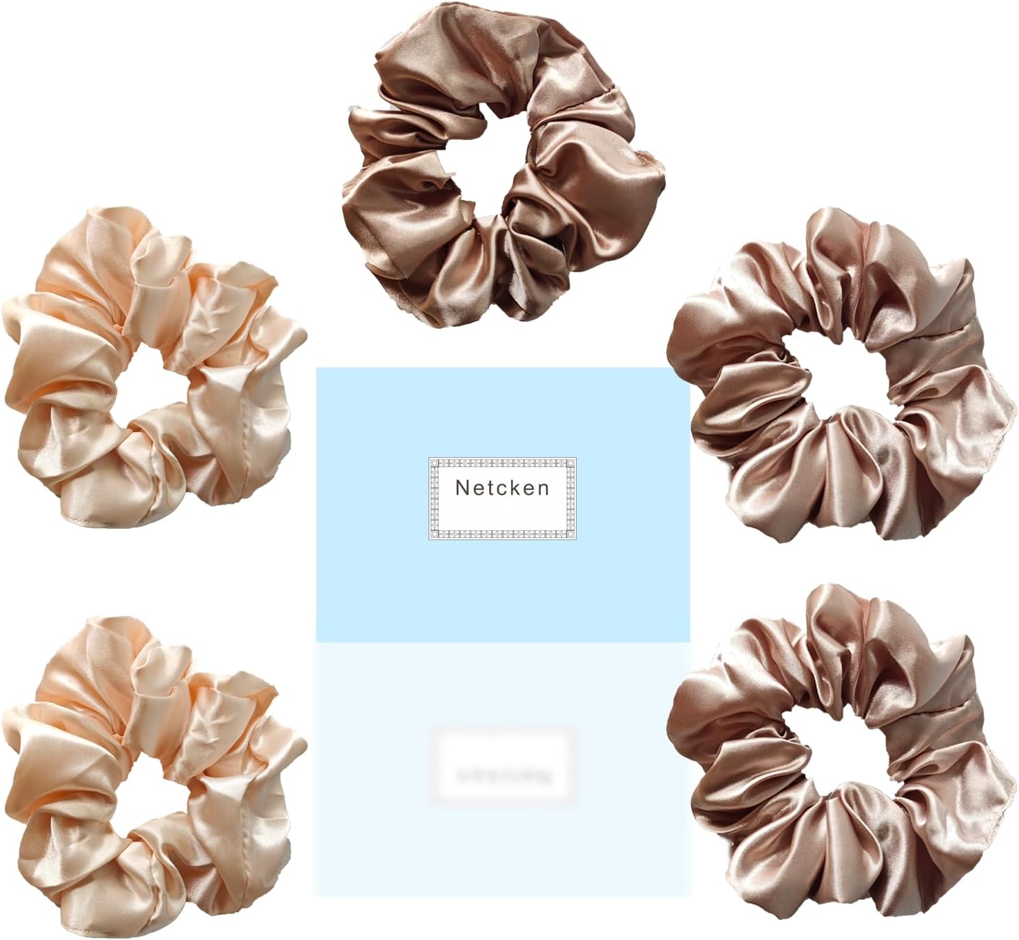 Amazon.com : Soft Satin Scrunchies for Women, Non Slip, No Damage ...