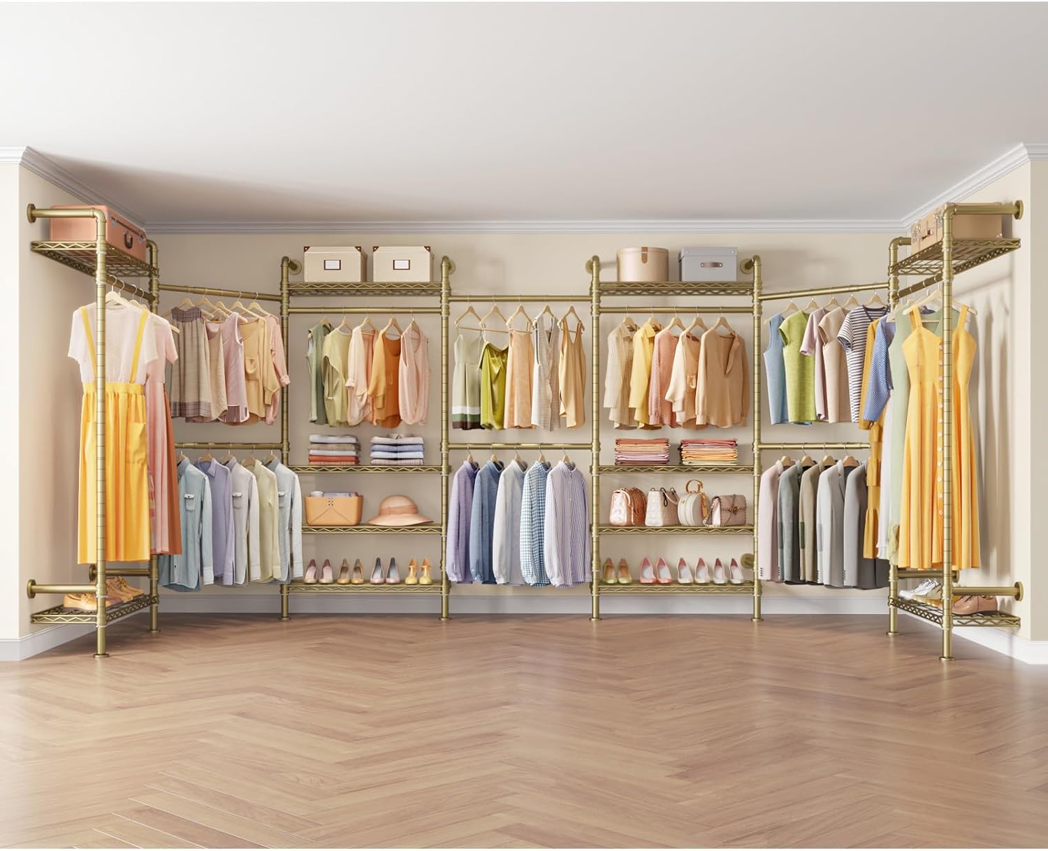 Amazon.com: Timate U3 U Shape Garment Rack Heavy Duty Clothes Rack for ...