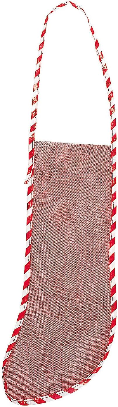Amazon.com: Fun Express Christmas Stockings Bulk 10 Pack - Large 18 ...