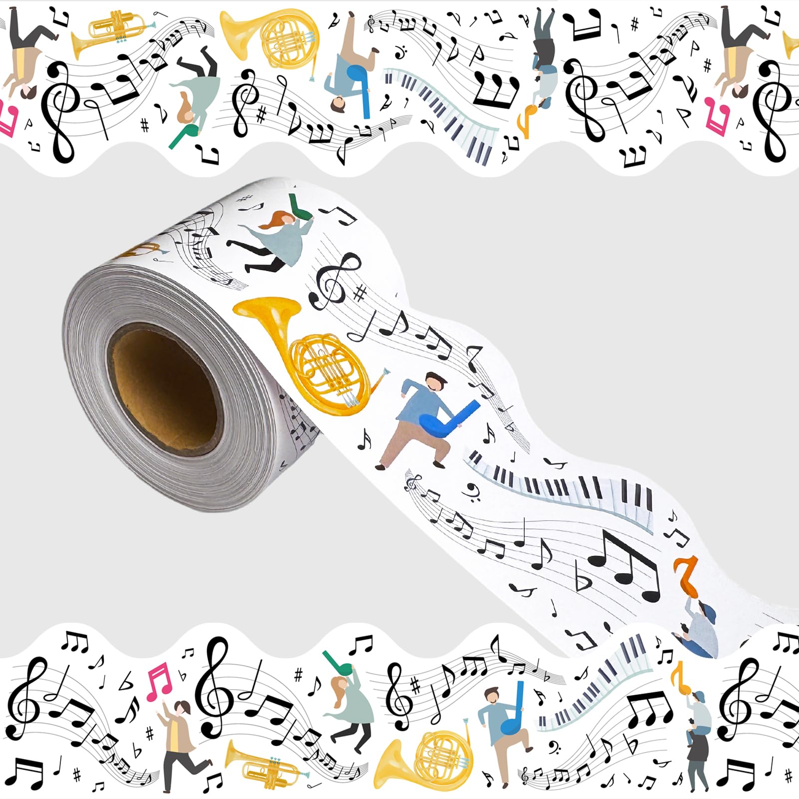 Snapklik.com : 68.9 Feet Musical Notes Bulletin Board, Musical ...