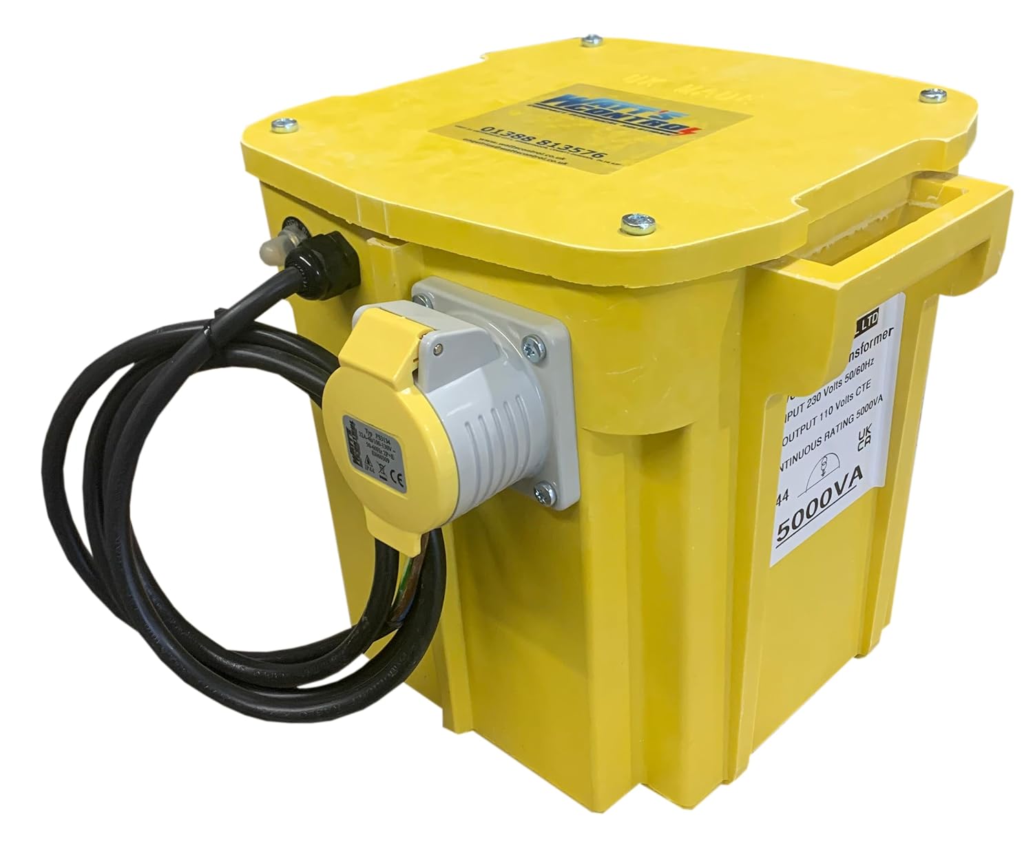 UK Manufactured 5kVA Continuous Rated Portable Tool Transformer ...
