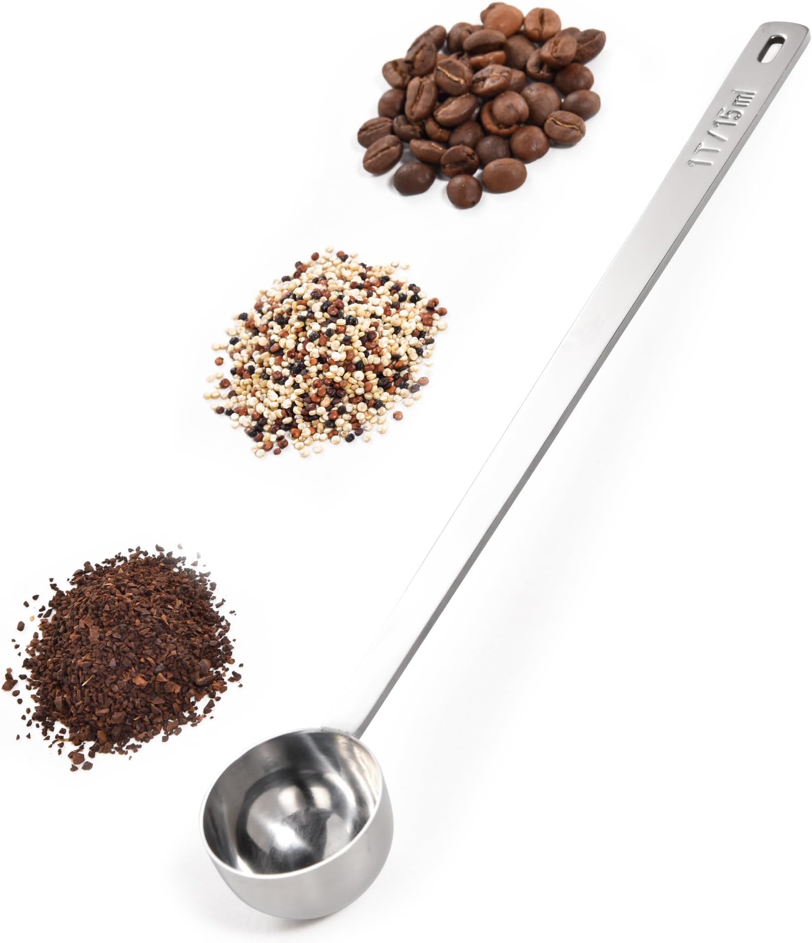 Amazon.com: LEIFENY 2PCS Coffee Scoop Set (1tbsp, 2tbsp), Extra Long ...
