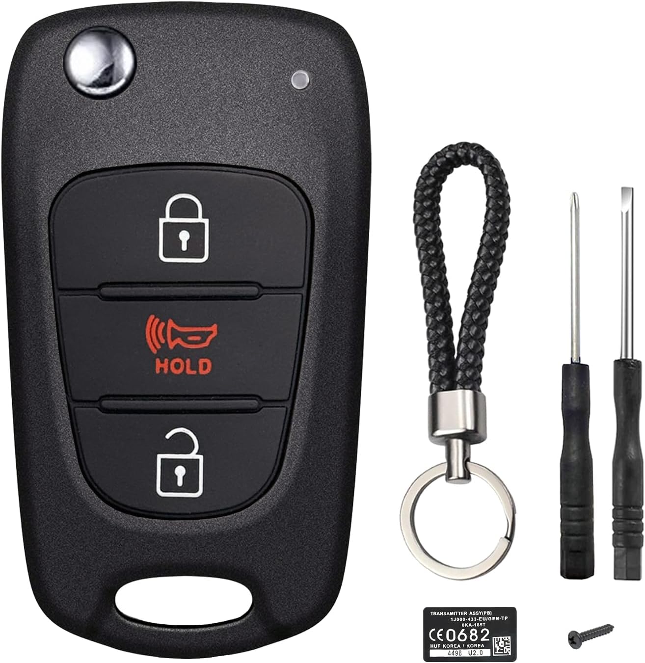 Amazon.com: Flip Key Fob Shell Case Replacement Fits for Kia Soul 2011 ...