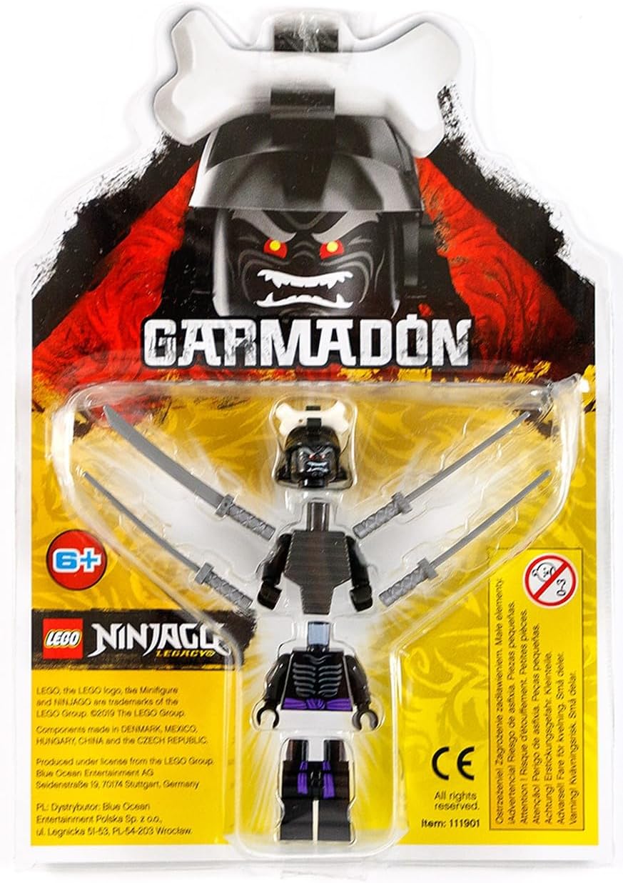 Amazon.com: Lego Ninjago: Lord Garmadon (Legacy) with 4 Arms and Swords ...