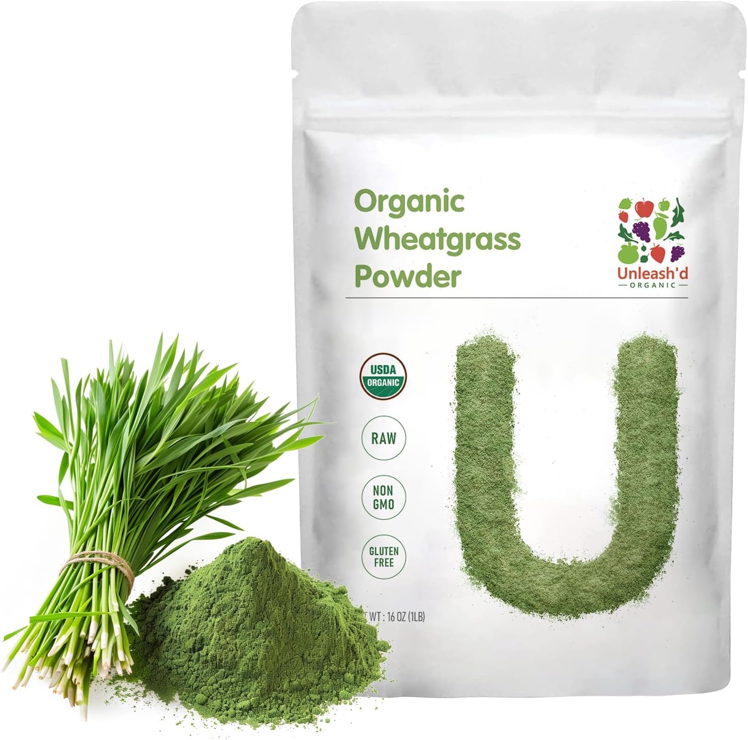 Amazon.com: Whole Foods Market, Powder Wheatgrass Organic, 7.3 Ounce ...