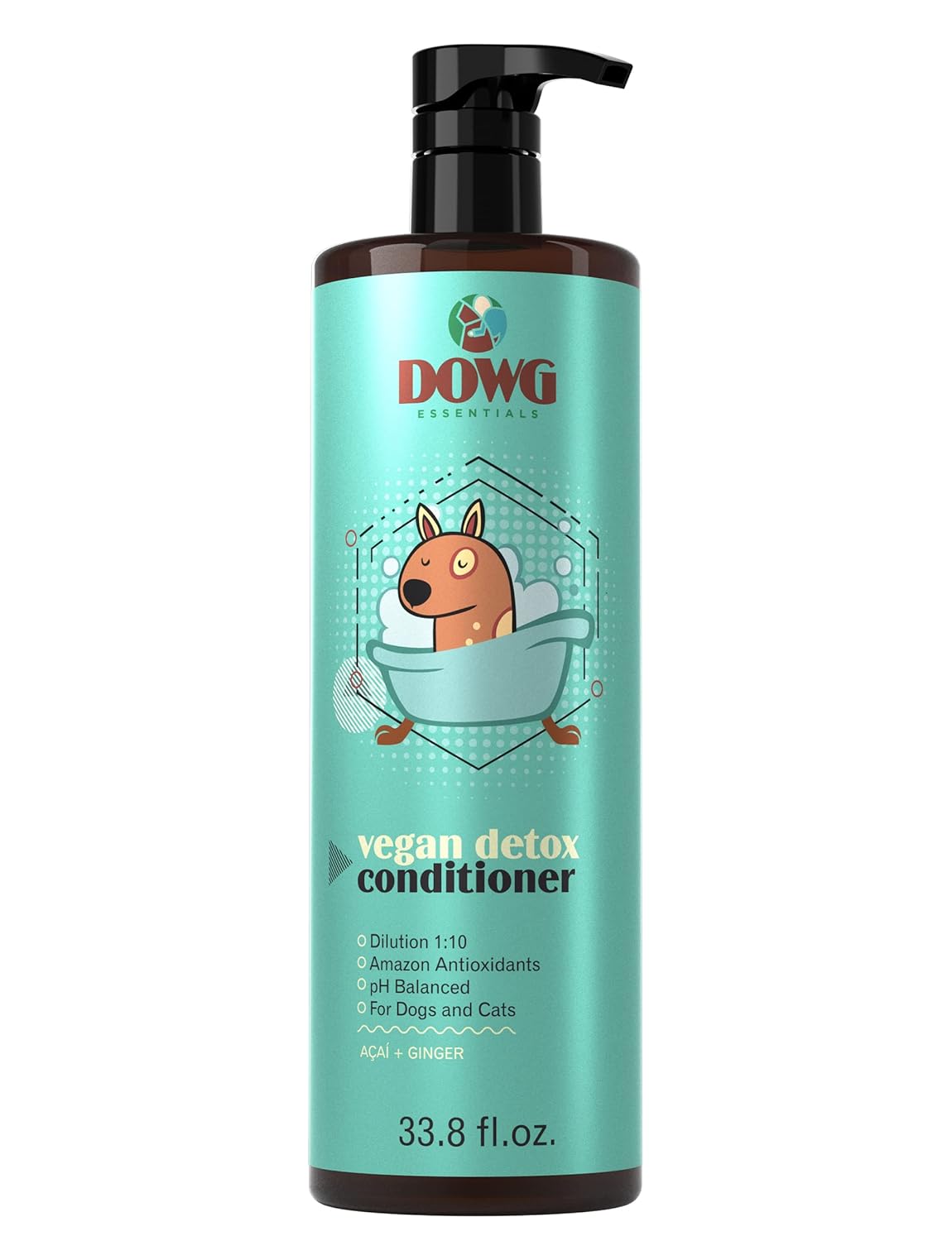 Amazon.com: DOWG Essentials Vegan Detox Dog Conditioner — Untangle ...