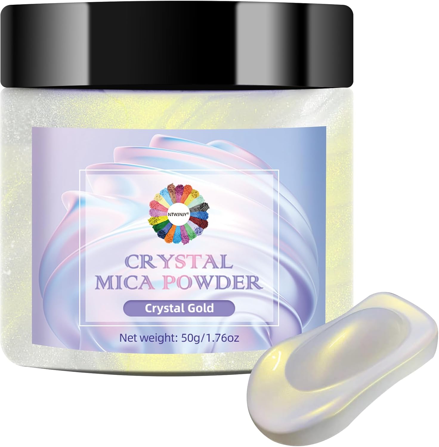 Amazon.com: NTWJNJY Crystal Gold Mica Powder for Epoxy Resin，Natural ...