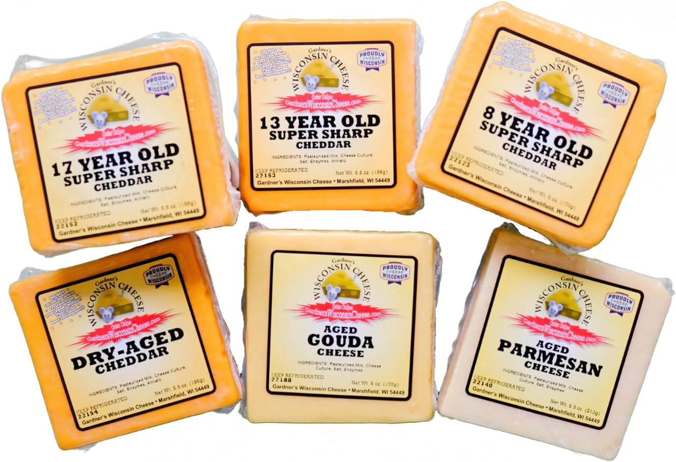 Amazon.com : Gardner's Wisconsin Cheese and Sausage, Vintage Package ...