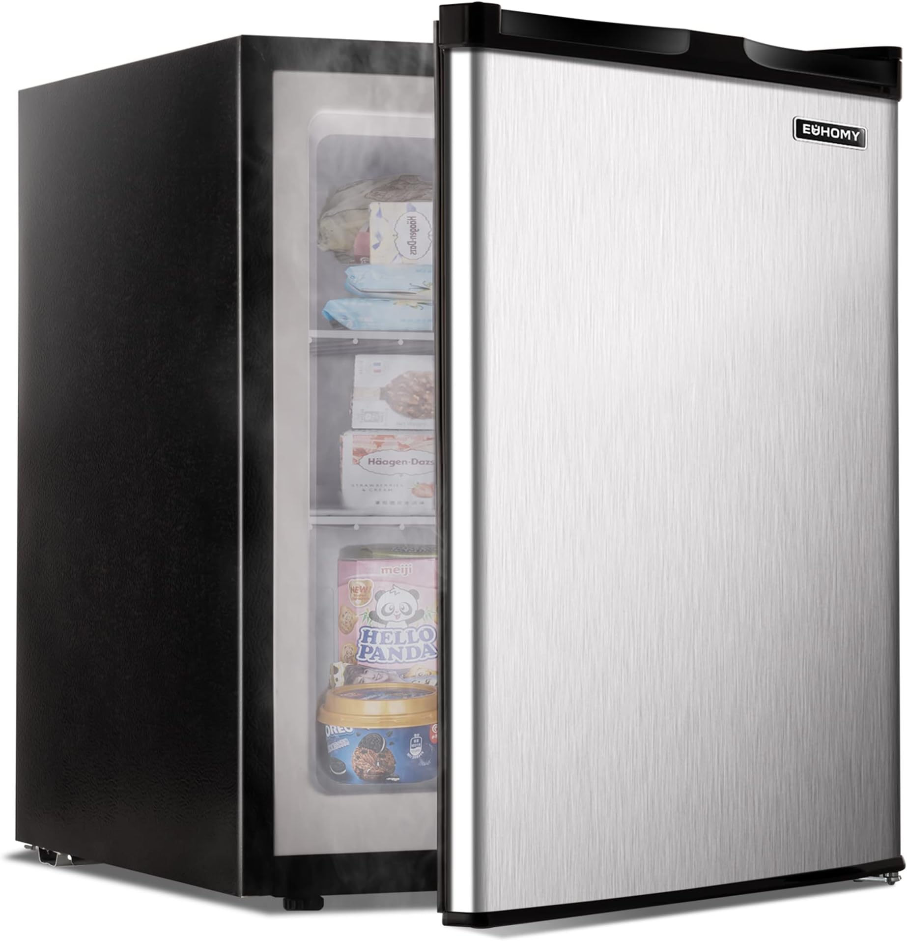Amazon.com: EUHOMY Upright freezer, 2.1 Cubic Feet, Single Door Compact ...