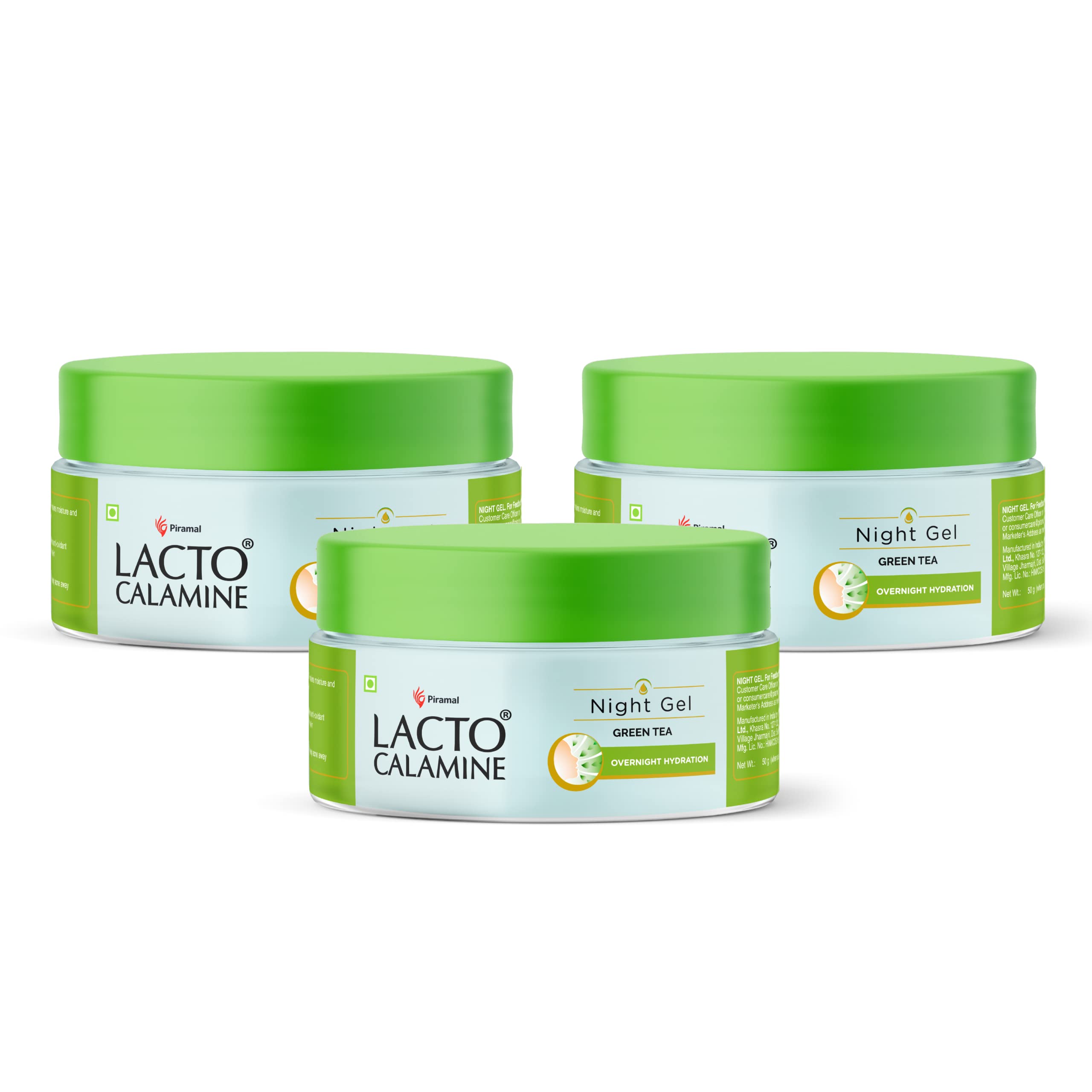 Buy Lacto Calamine Night Gel with Green Tea, Hyaluronic & 5 fruit ...