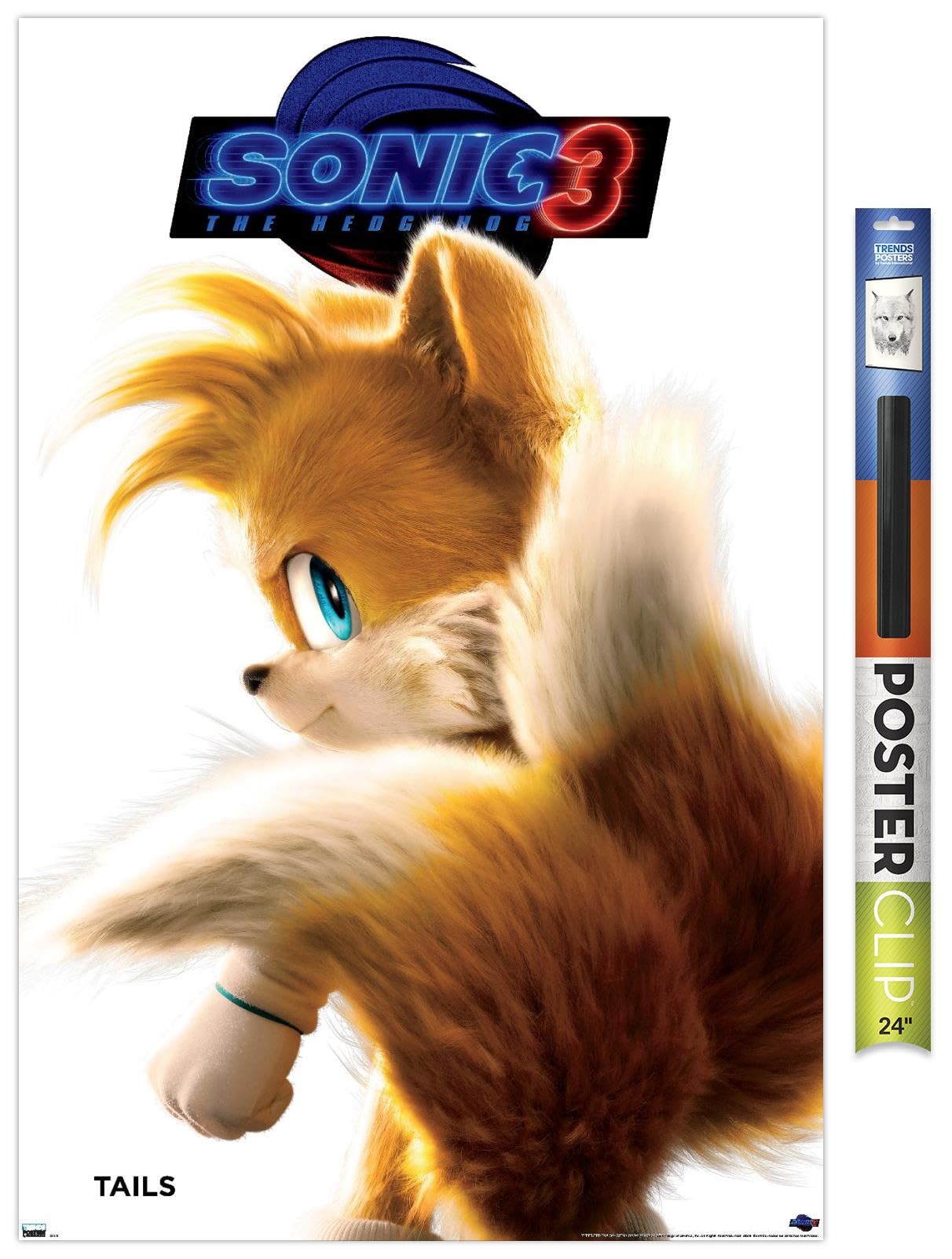 Amazon.com: Trends International Sonic The Hedgehog 3 - Tails Feature ...
