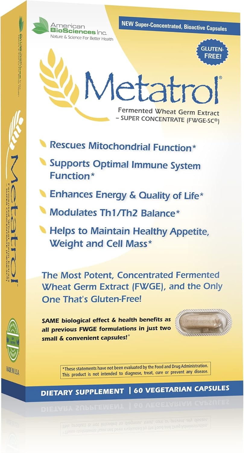 Amazon.com: American BioSciences Metatrol Fermented Wheat Germ Extract ...