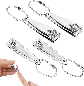 Amazon.com : Giantree 4pcs Finger Nail Clipper, 2 Inch Mini Nail ...
