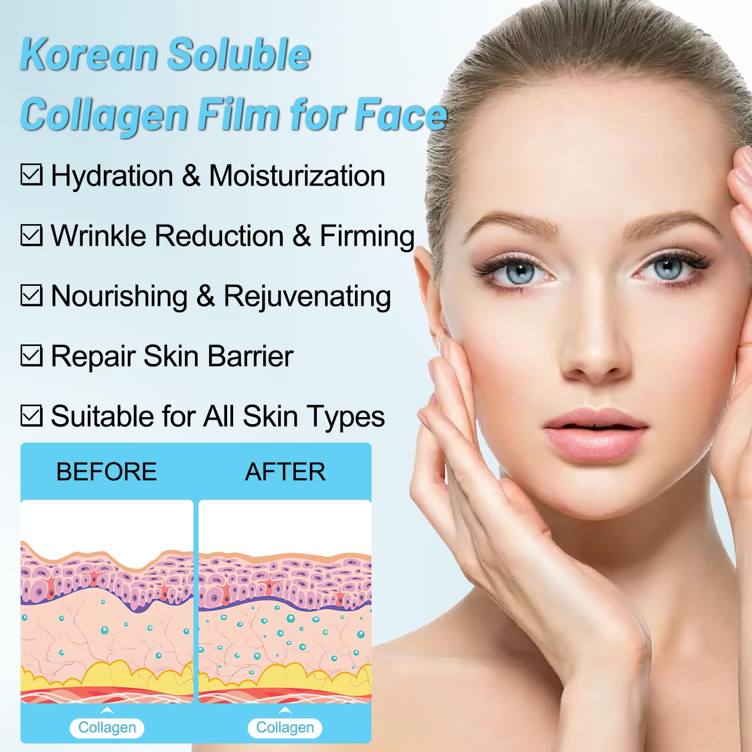 Snapklik.com : Skynpure - Pure Collagen Films, Skynpure High Collagen ...