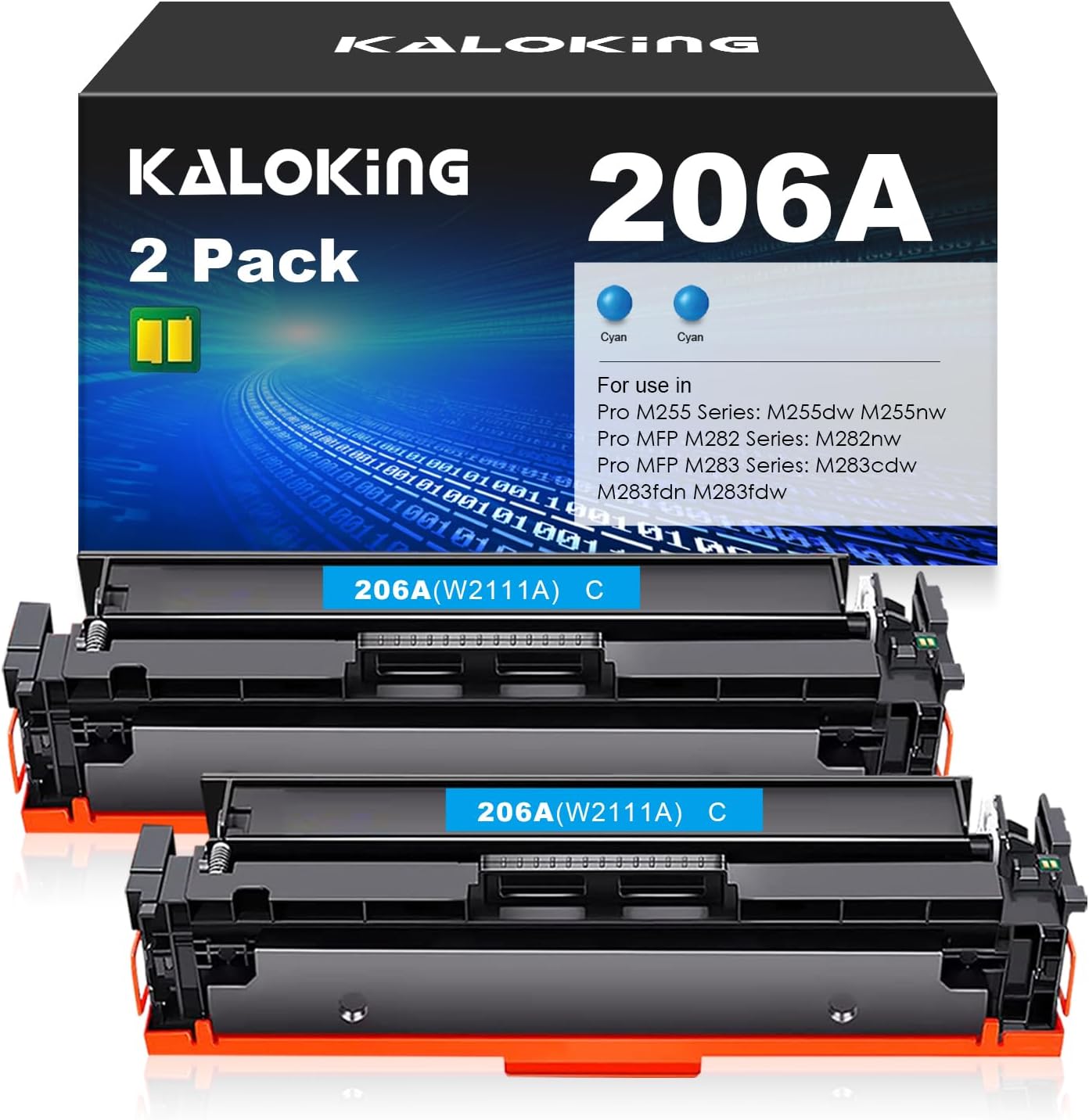 Amazon.com: 206A Toner Cartridge (with OEM Chip) Remanufactured ...