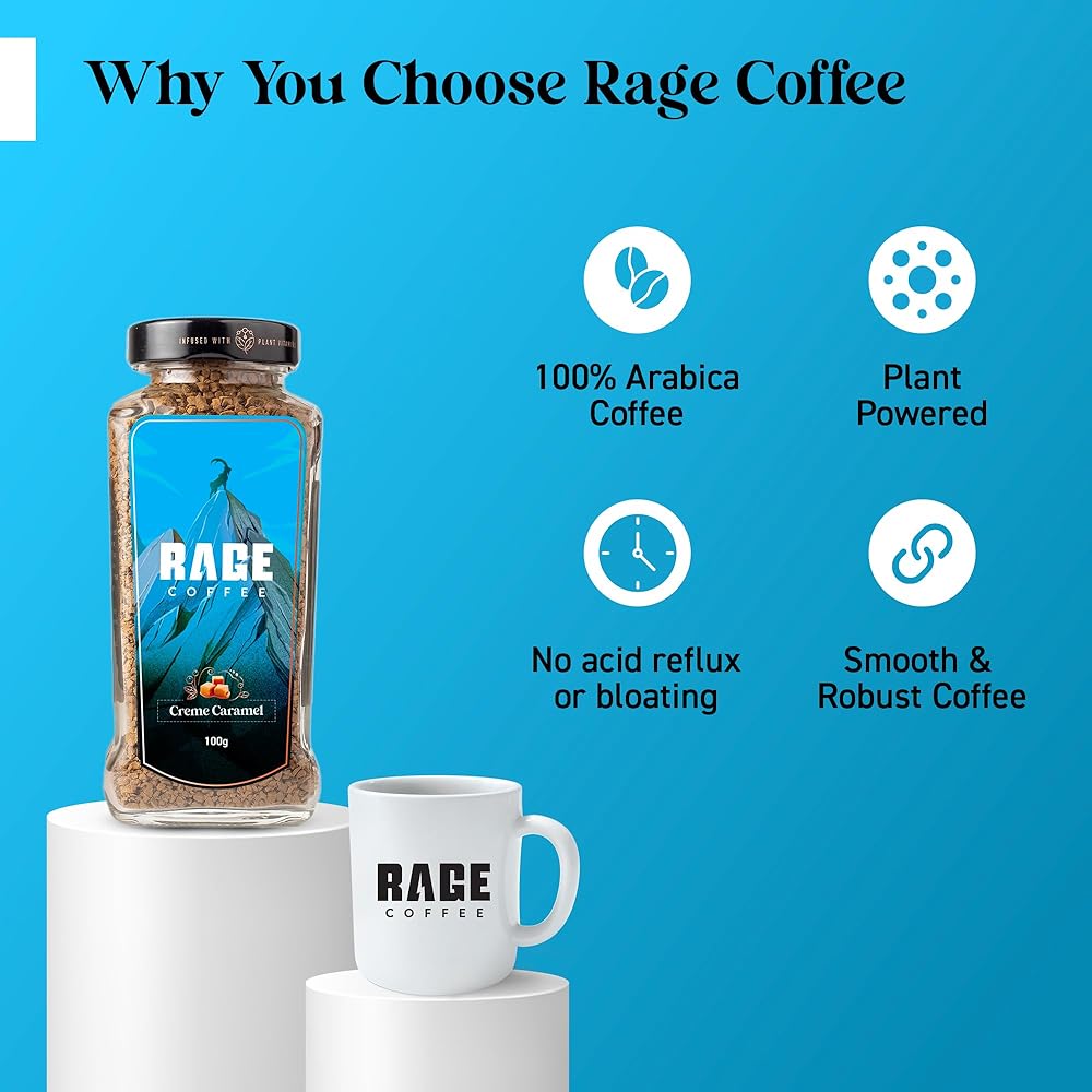 RAGE COFFEE Creme Caramel - Flavored Instant Coffee Philippines | Ubuy