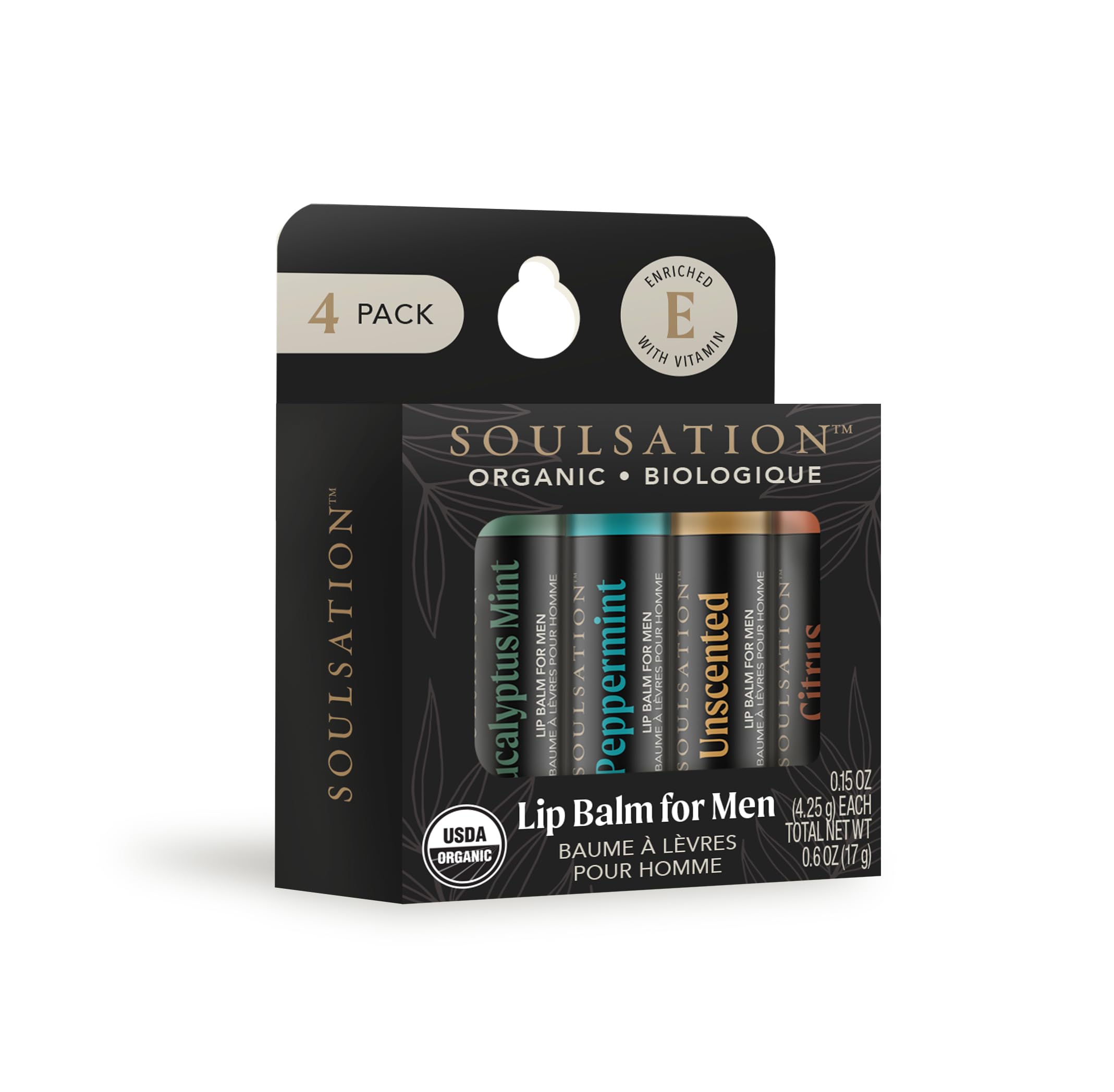 Snapklik.com : Soulsation Organic Lip Balm Set