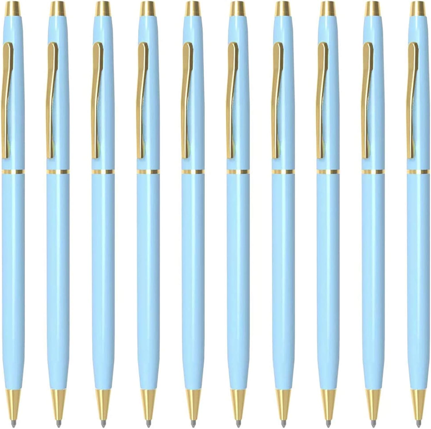 Amazon.com : Cambond Ballpoint Pens Blue Pens - Fancy Pens Black Ink 1. ...