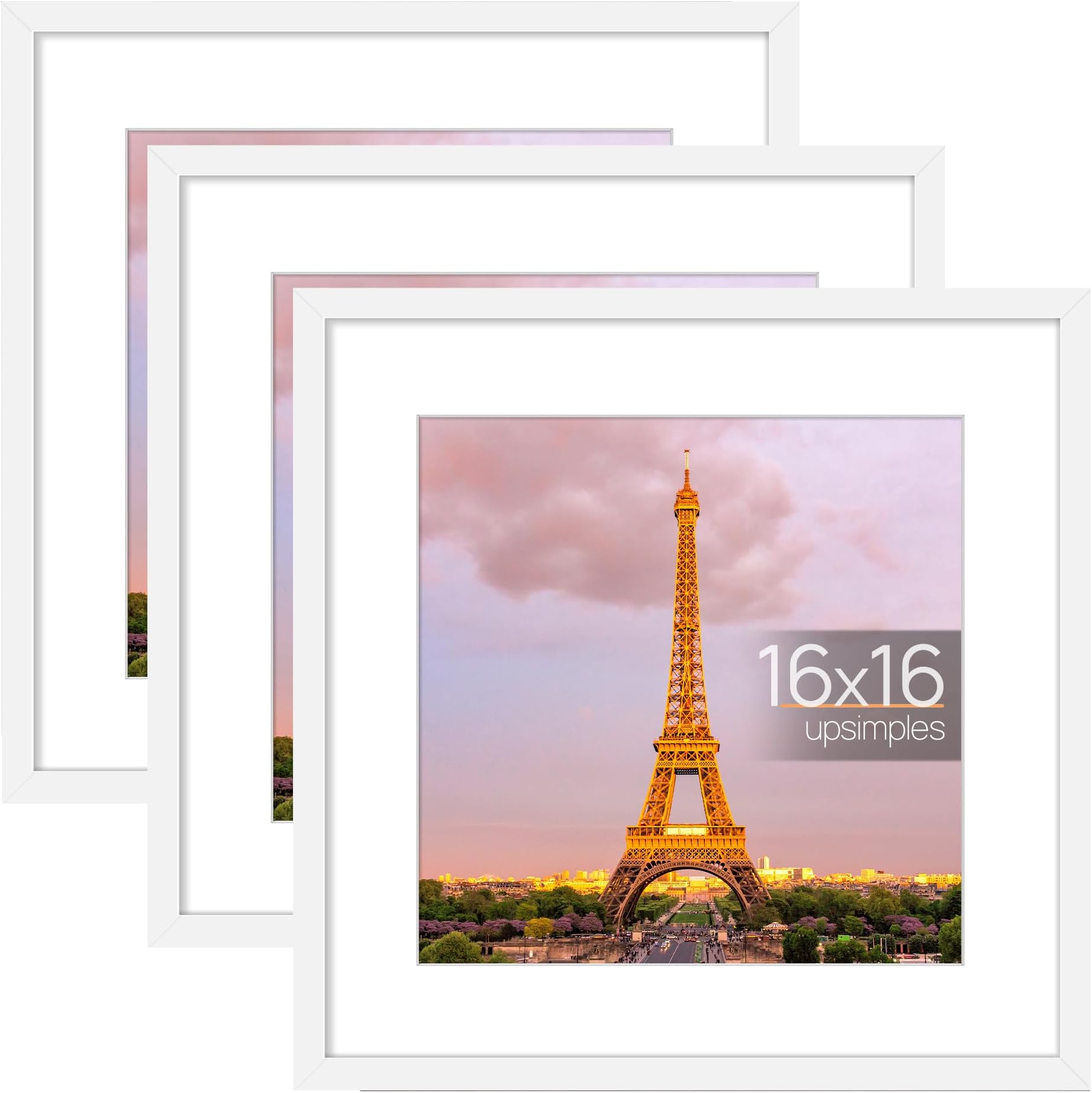 Amazon.com - upsimples 16x16 Picture Frame Set of 3, Made of High ...