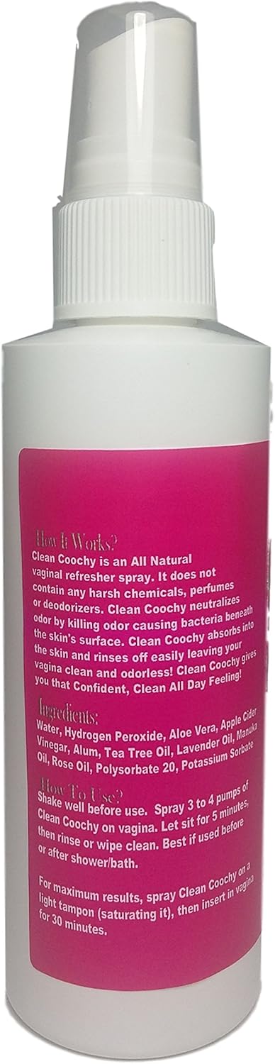 Clean coochy todos los «On the Go naturales femenina Spray 4ozinmediata ...