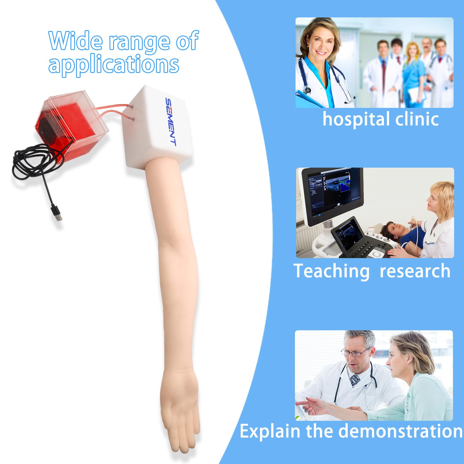 Snapklik.com : Ultrasound-Guided Vascular Puncture Simulation Arm Model ...