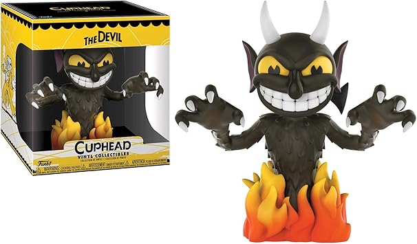 Amazon.com: Funko Vinyl Figure: Cuphead - The Devil Collectible Figure ...