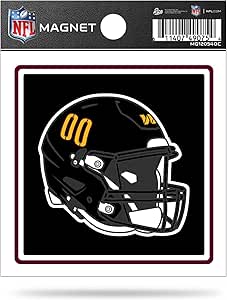 Amazon.com: Rico Industries NFL Football Washington Commanders 3D ...