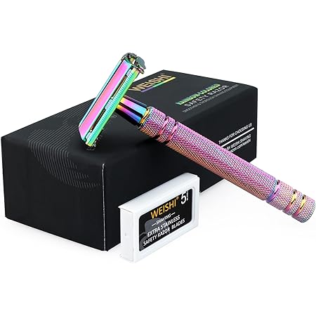 Amazon.com: WEISHI Safety Razor Butterfly Open Double Edge Elegant ...