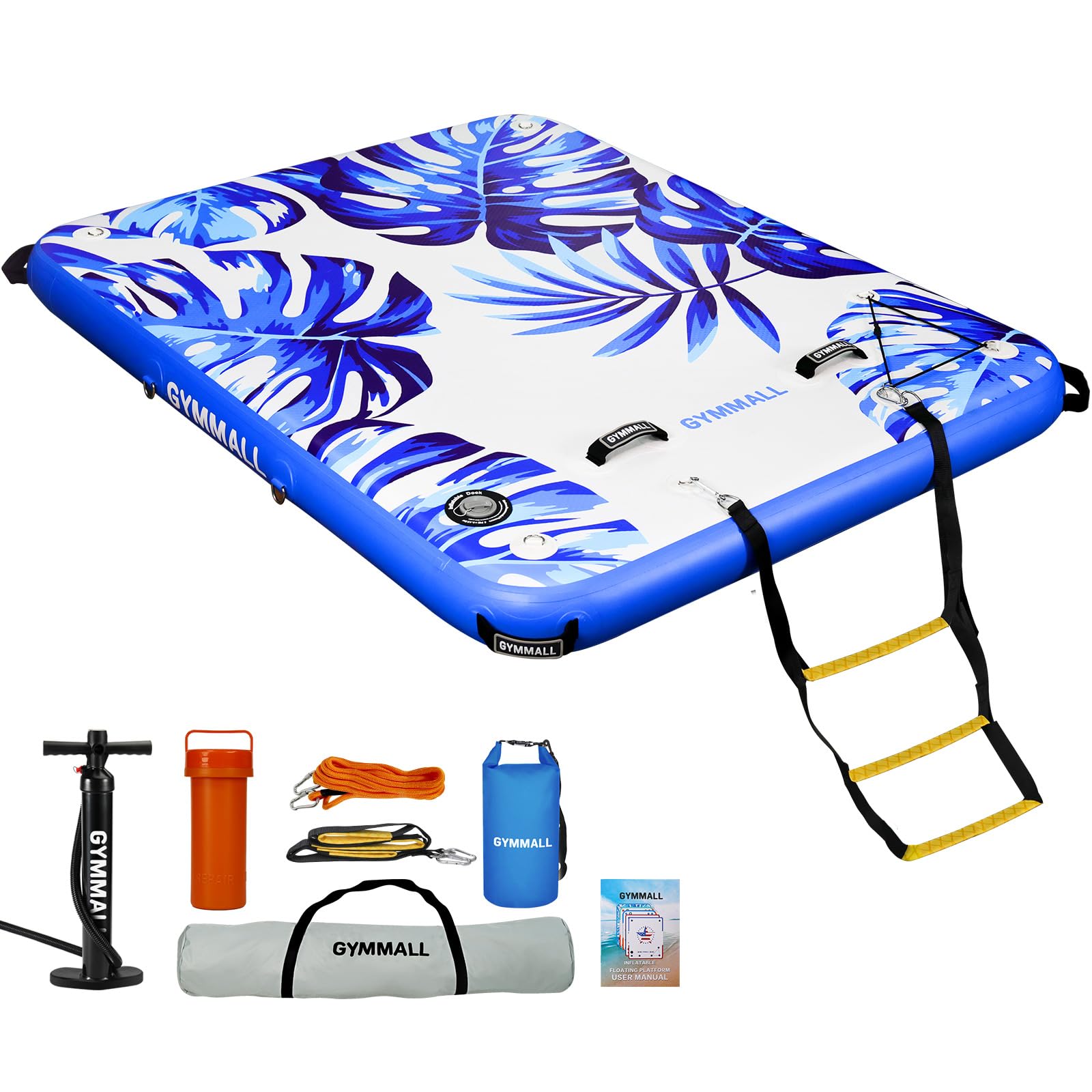 Inflatable Floating Dock Platform 6ft 8ft 10ft Air Dock Platform ...