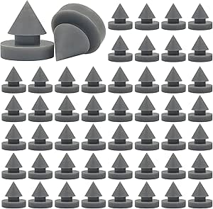 50 Pcs Rubber Door Silencers, 1/2 Inch Diameter Anti Collision Silencer ...