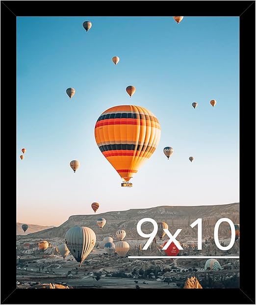 Amazon.com - JCJMY 9x10 Picture Frame Black for Wall Hanging or ...