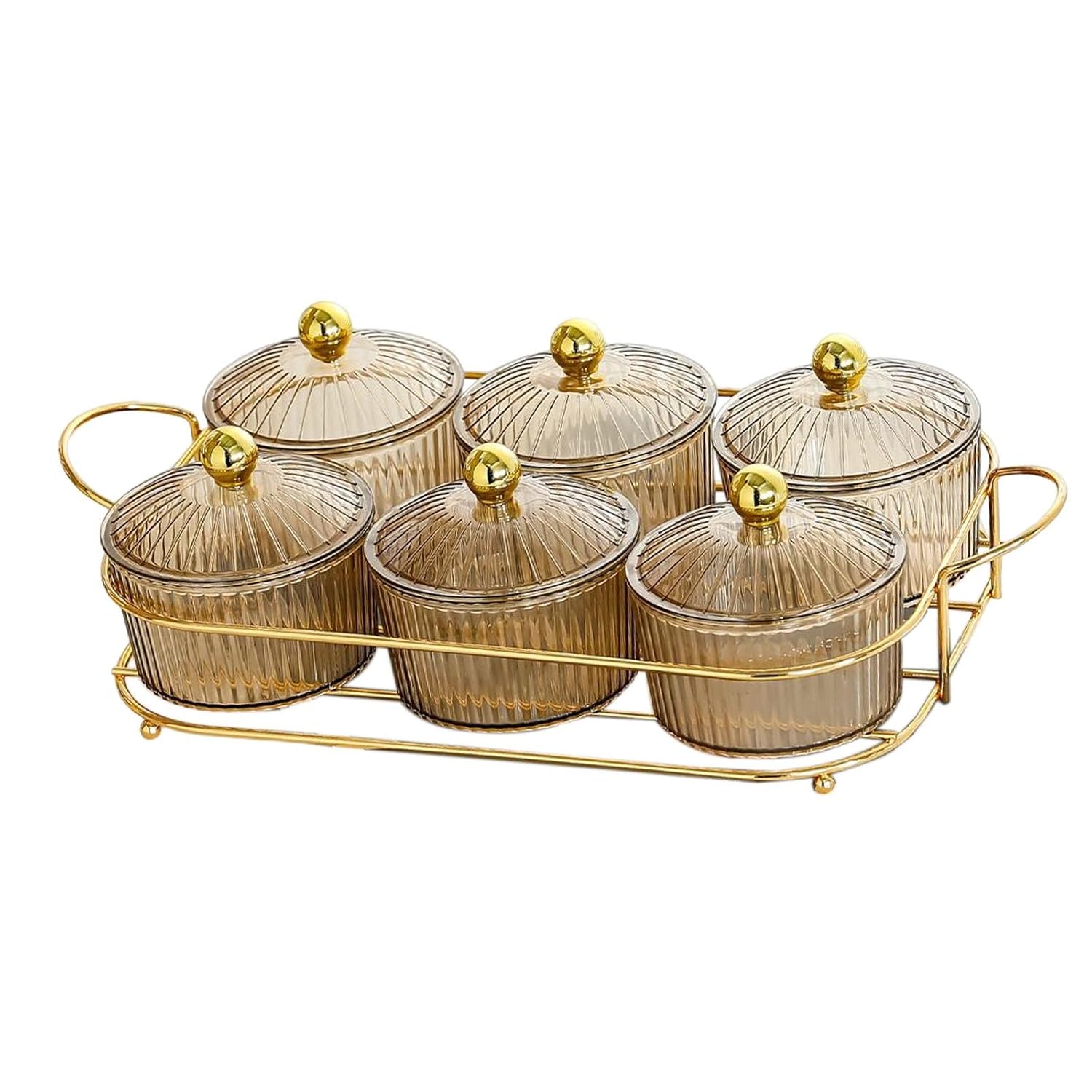 CLUB BOLLYWOOD® Luxury Snack Dishes Multi Use Condiment Tray with ...