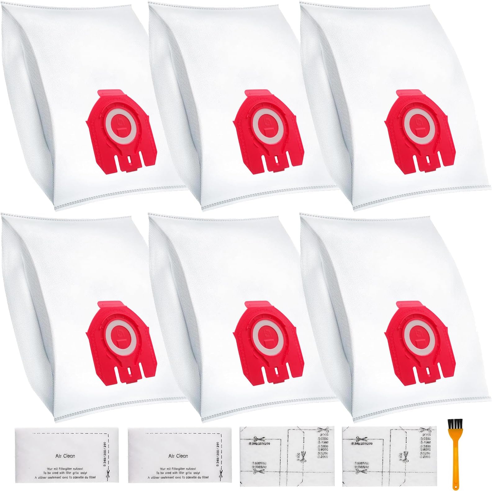 15 Pack FJM Vacuum Dust Bags Replacements for Hoover 3D Efficiency Bags ...