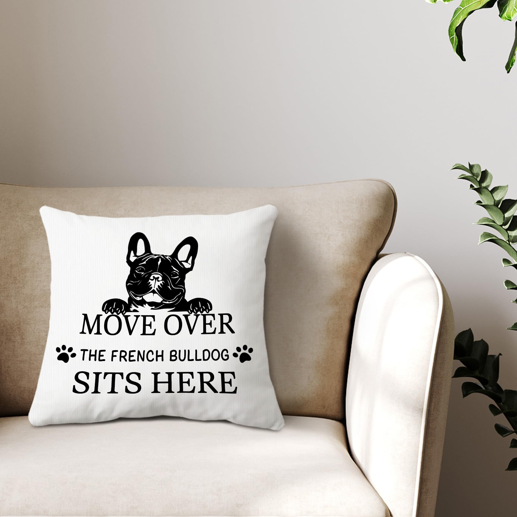 Safito Move Over The French Bulldog Sits Here Decorative Throw Pillow ...