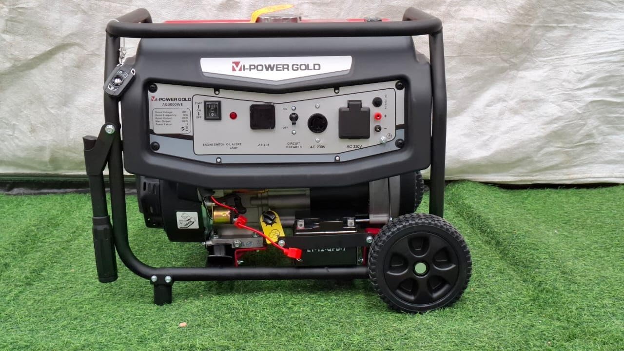 VI POWER GOLD AG3000 3 KVA SELF START & REMOTE START GENERATOR FOR HOME ...