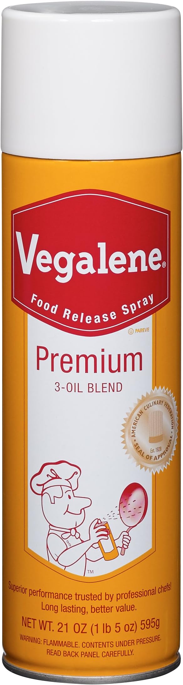 Amazon.com : VEGALENE ALLERGEN FREE FOOD RELEASE PAN SPRAY, 16.5 OZ ...