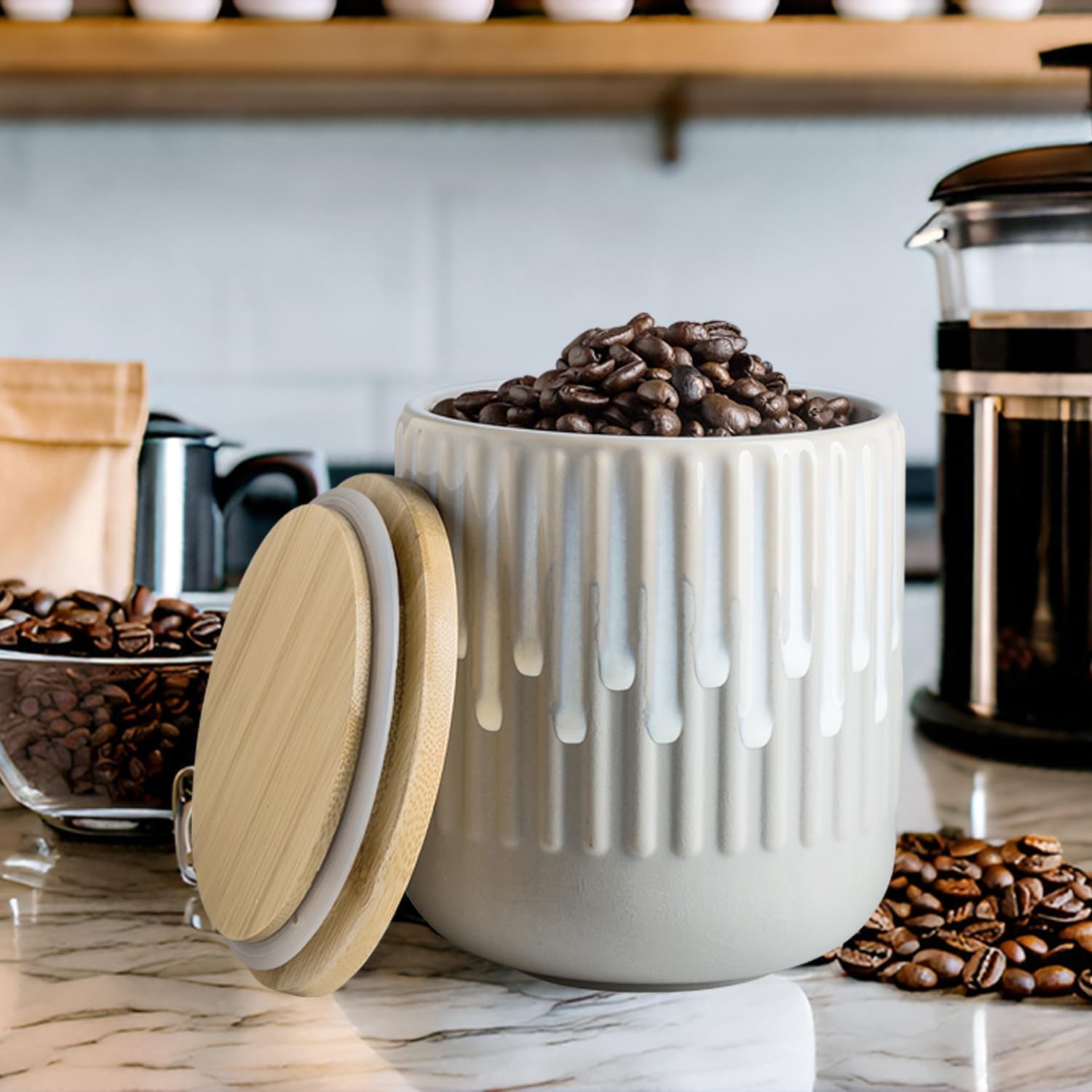 Amazon.com: Park Designs Granite Enamelware Canisters Set Gray : Home ...