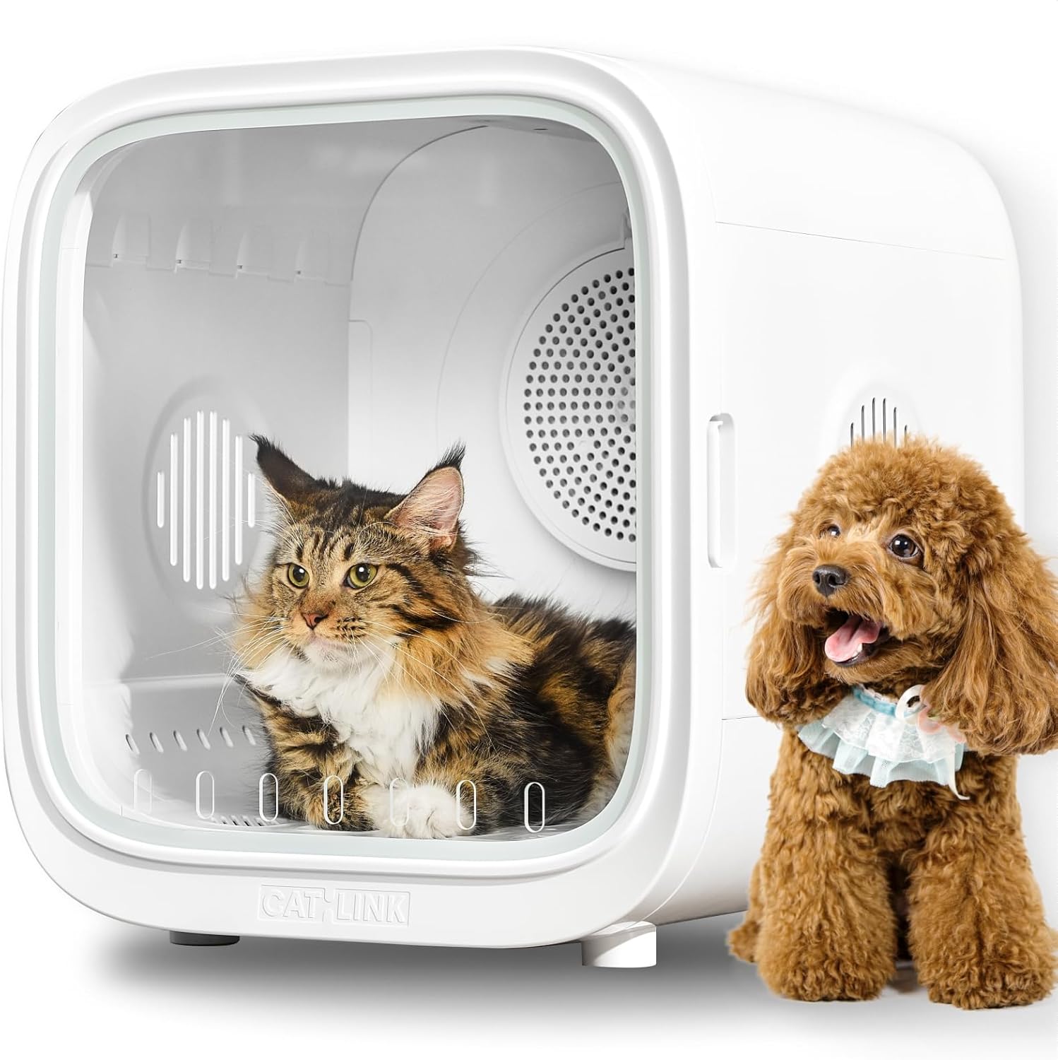 Amazon.com: CATLINK 65L Anti-Stress Pet Dryer Box,360° Automatic Ultra ...