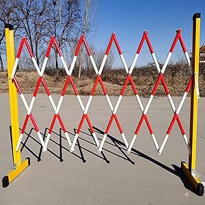 Amazon.com: EkiDaz Mobile Concertina Safety Barrier Retractable Traffic ...