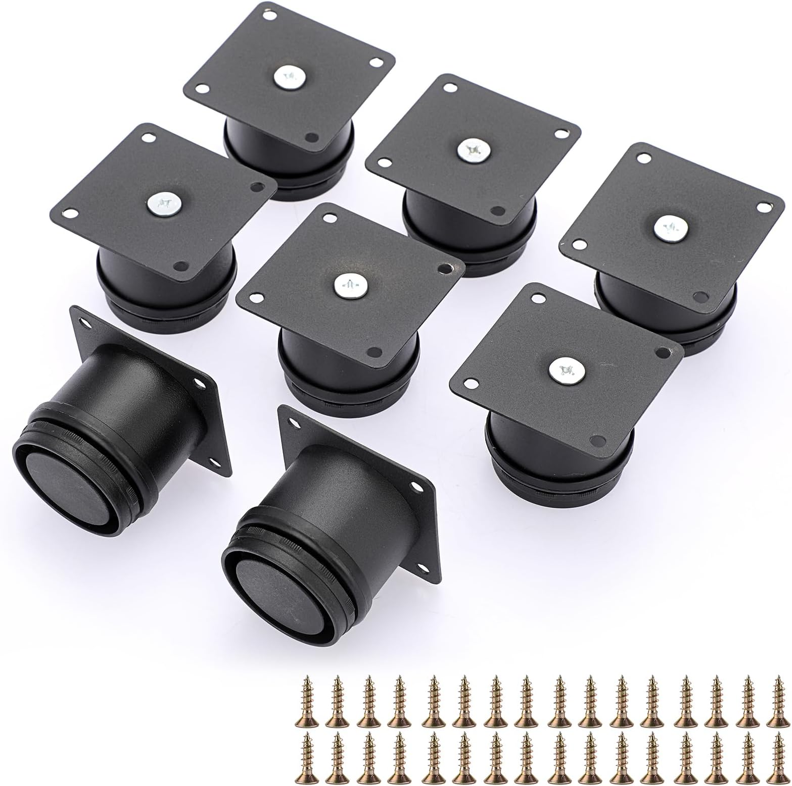 Amazon.com: OwnMy 4PCS 2 Inch Stainless Steel Furniture Legs Feets ...