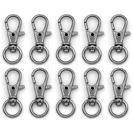 Amazon.com: Swivel Clasps Lanyard Snap Hook,cnomg Metal Swivel Lanyard ...