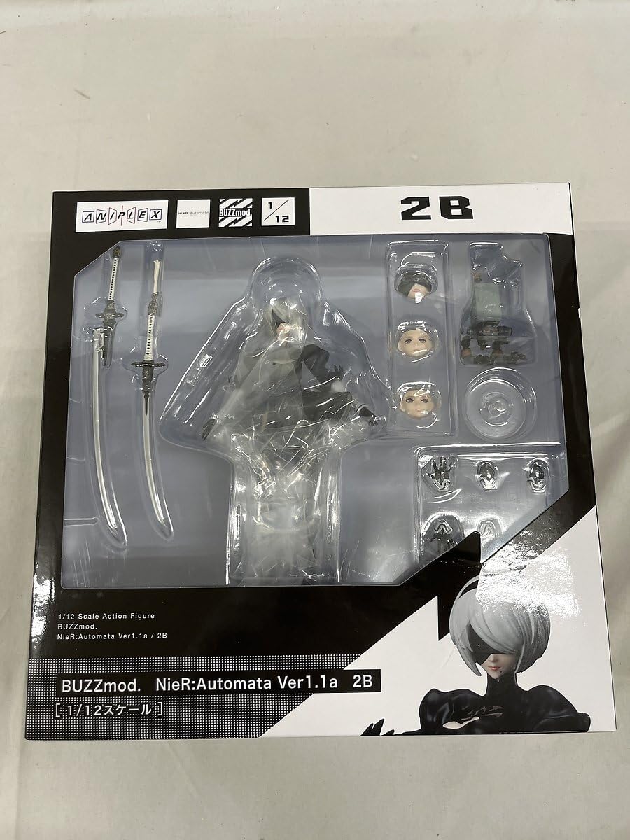 Amazon.co.jp: BUZZmod. 2B NieR：Automata Ver1.1a 1/12 アクションフィギュア : ホビー
